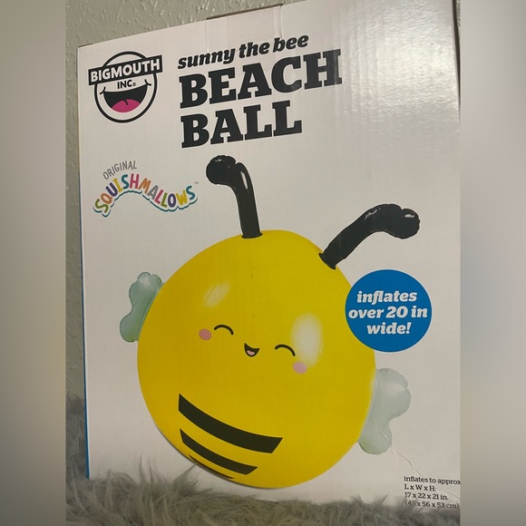 Squishmallows | Toys | Squishmallows Sunny The Bee Beach Ball | Poshmark